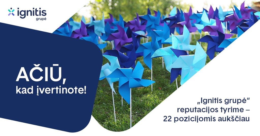 Verslo reputacijos indekse – rekordinis „Ignitis grupės“ šuolis | Ignitis grupė